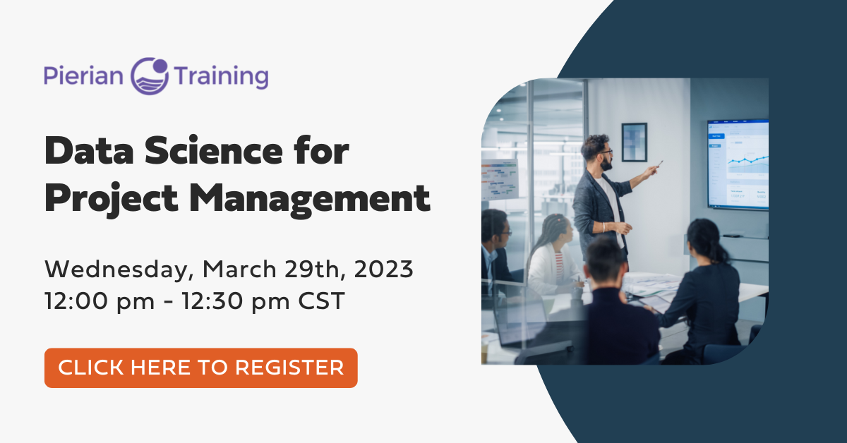 Webinar - Data Science for Project Managers