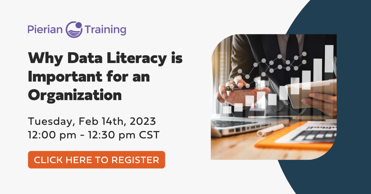 Webinar - Why Data Literacy is Important for an Organization