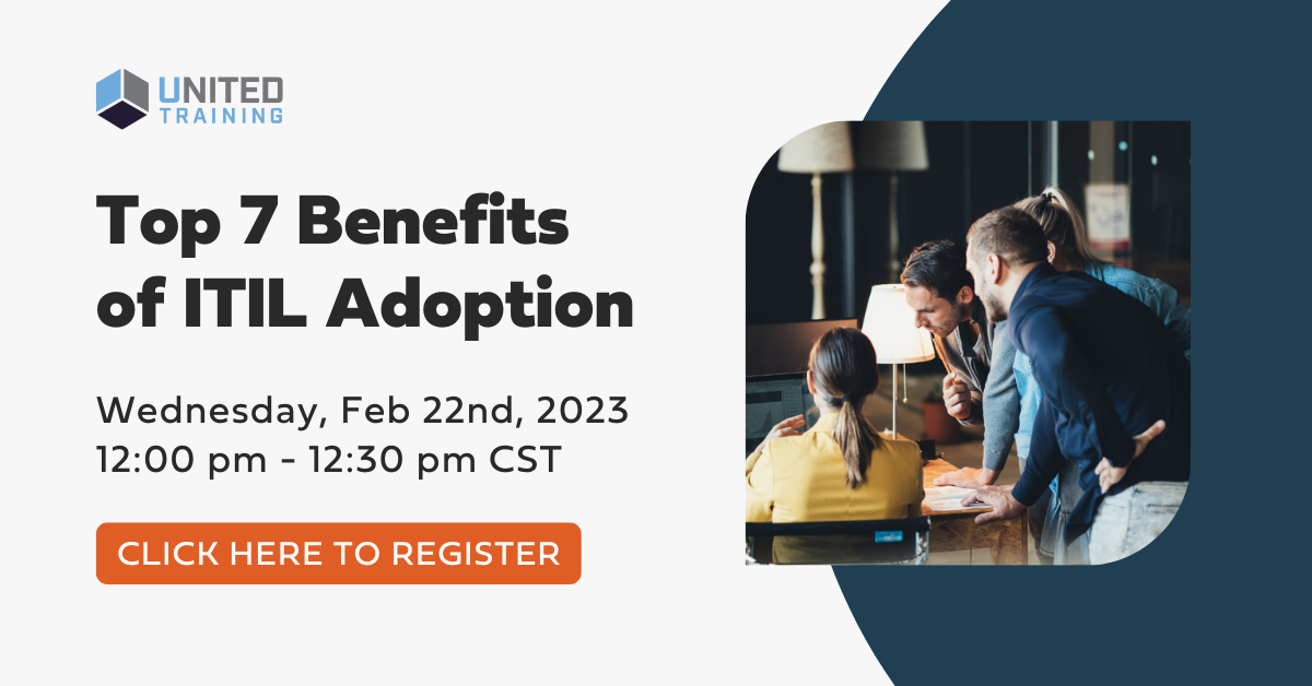 Webinar - Top Seven Benefits of ITIL Adoption