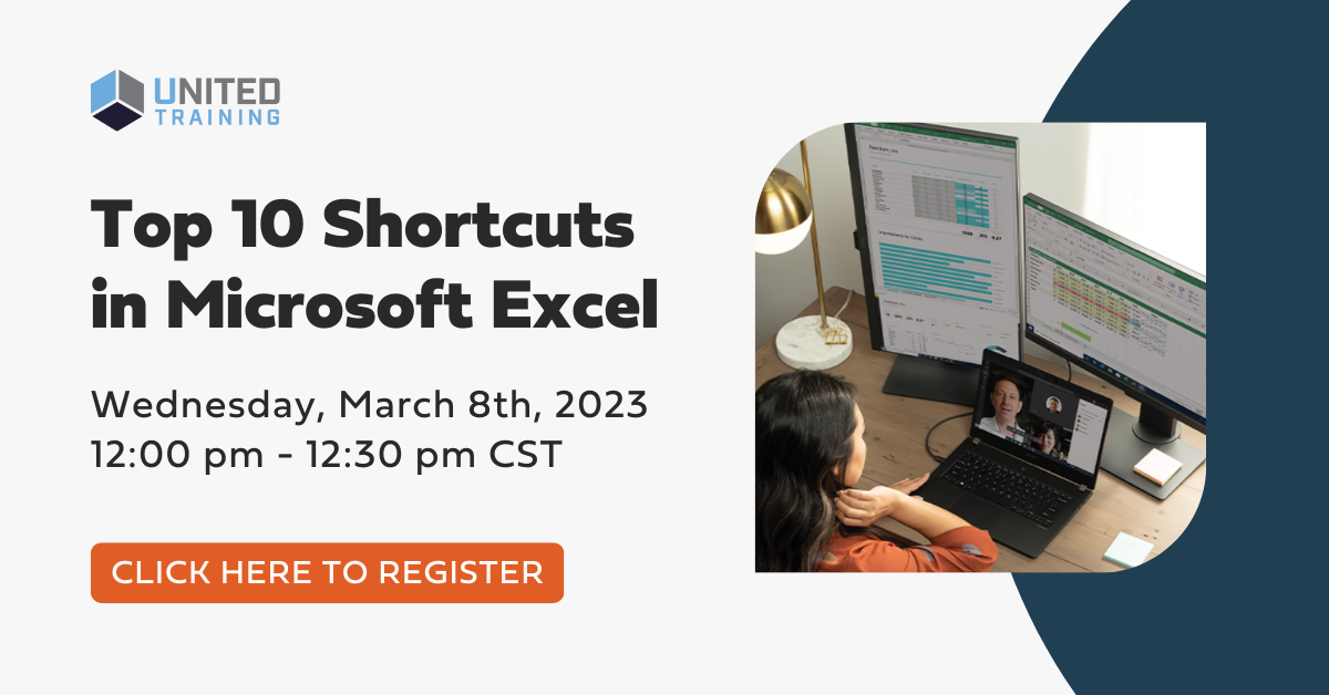 Webinar - Top 10 Shortcuts in Microsoft Excel